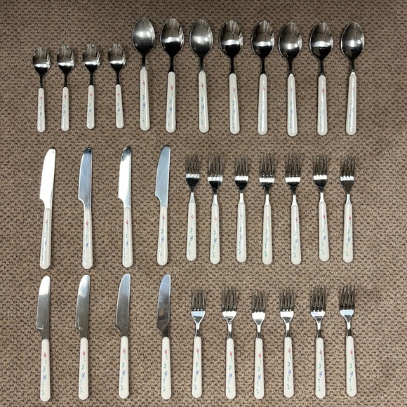 Kitchen | Floral Silverware Set | Poshmark